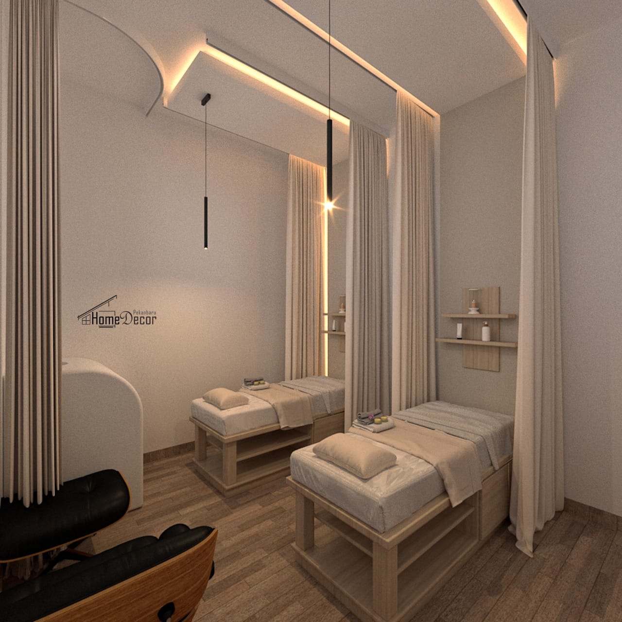 Interior Kesehatan Elegant SPA Pekanbaru | HOMEDECOR PEKANBARU